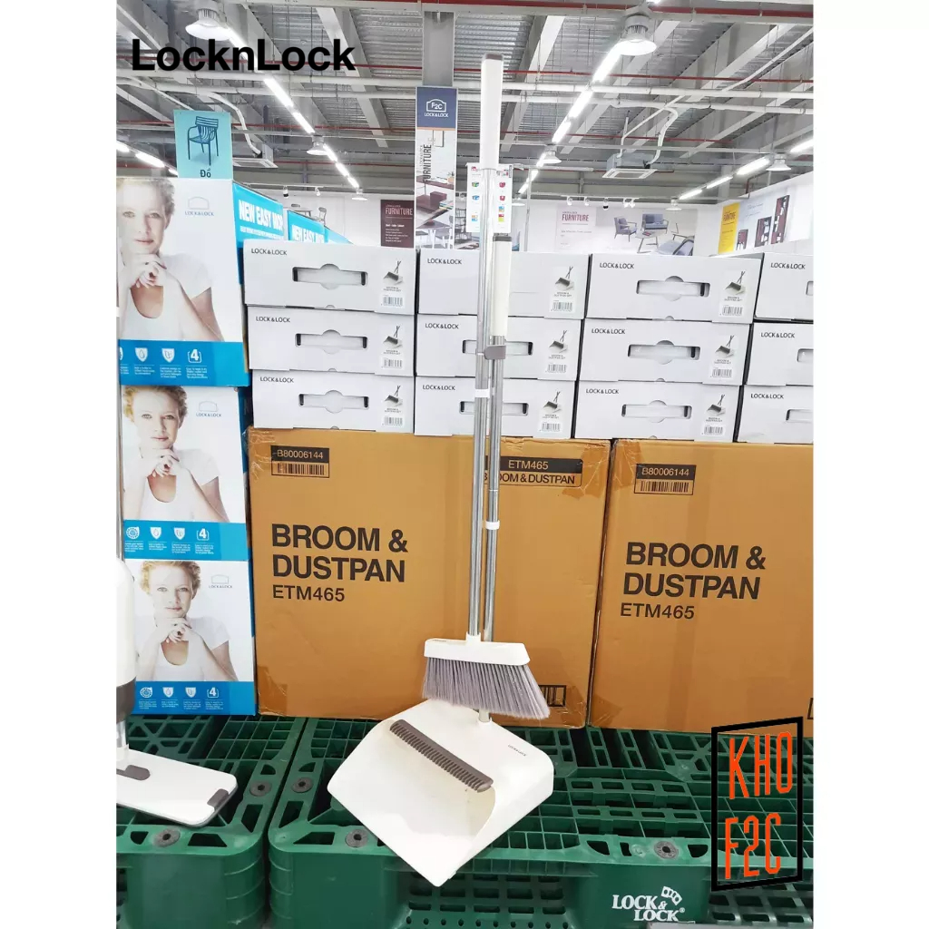[LocknLock] Bộ Chổi Quét Nhà Gồm Cây Chổi và Dụng Cụ Hốt ETM465 ...