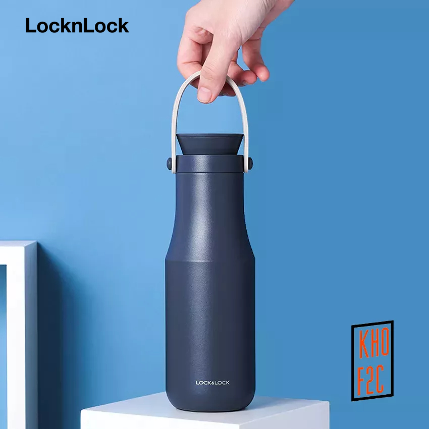 [LocknLock] Bình giữ nhiệt Metro Double LHC4202 NVY Xanh than 470ml ...