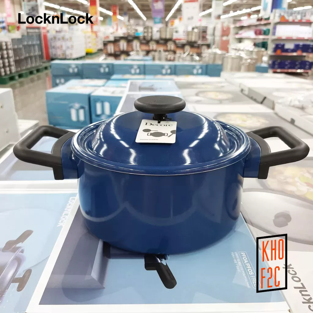 [LocknLock] Nồi Decore Lòng Phủ Ceramic Chống Dính LDE1202IH 20cm - Màu ...