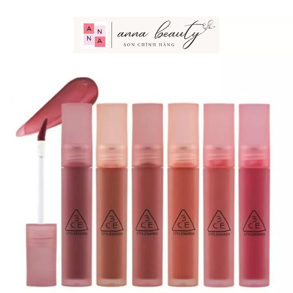 Son kem lì 3CE Blur Water Tint sepia laydown casual affair | Shopee ...
