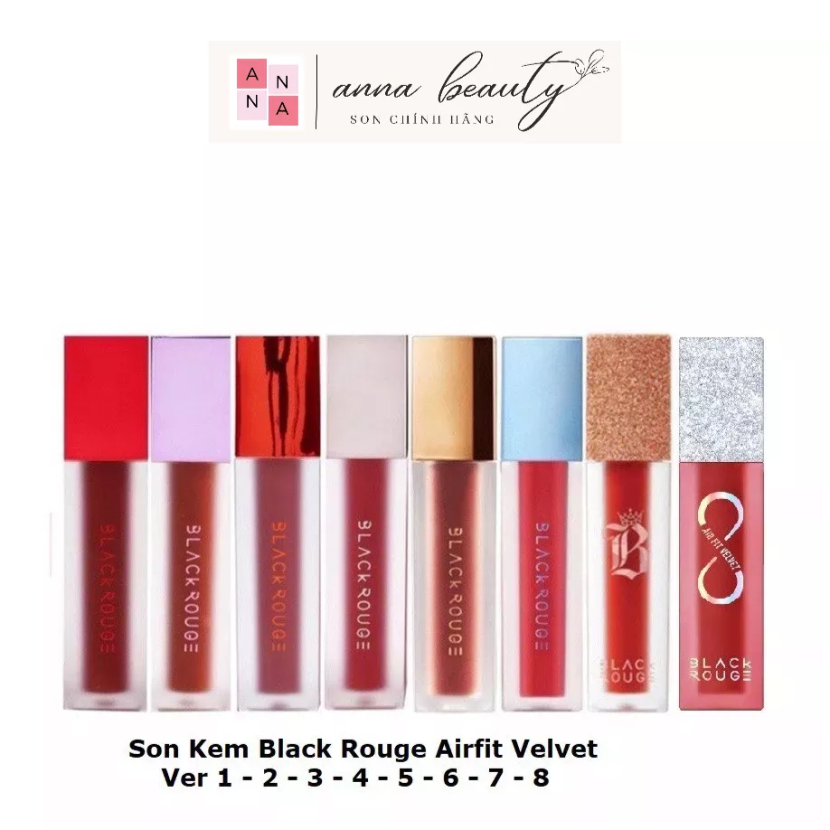 Son Kem Lì Black Rouge Air Fit Velvet Tint Full màu A06 A12 A26 A32 A37 ...