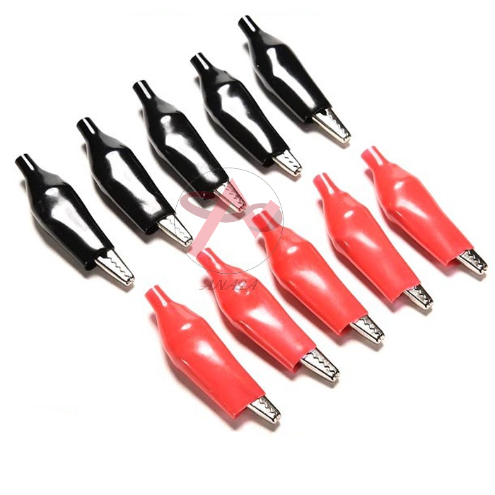 Đầu Kẹp Cá Sấu Đen Đỏ Kẹp Bình Acquy Đầu Kẹp Dây Điện Thiết Bị | Shopee ...