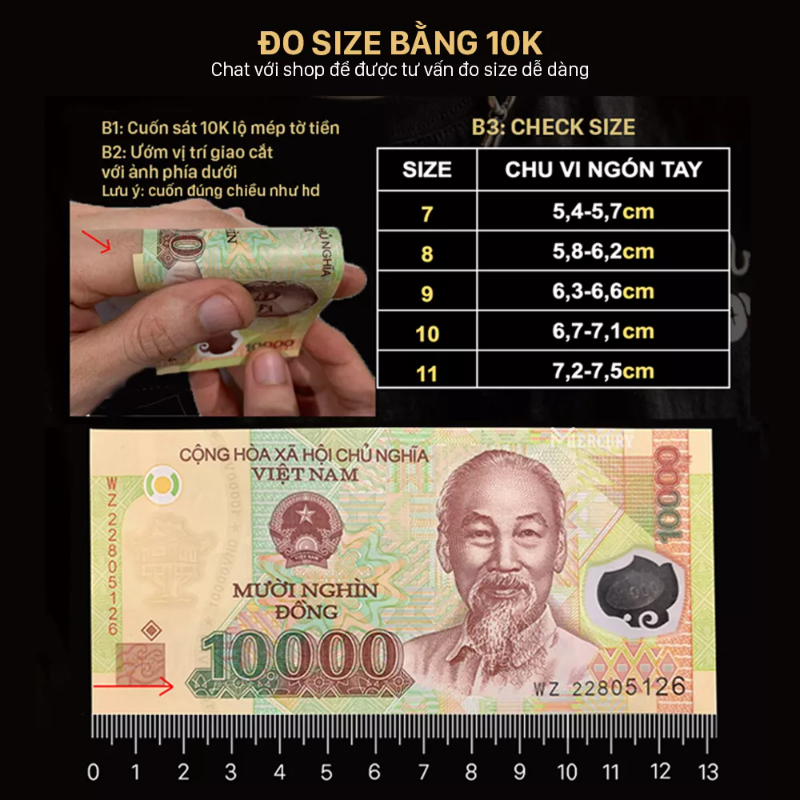 Nhẫn nam Mercury Rune Viking-Trang sức, phụ kiện đeo tay thời trang ...