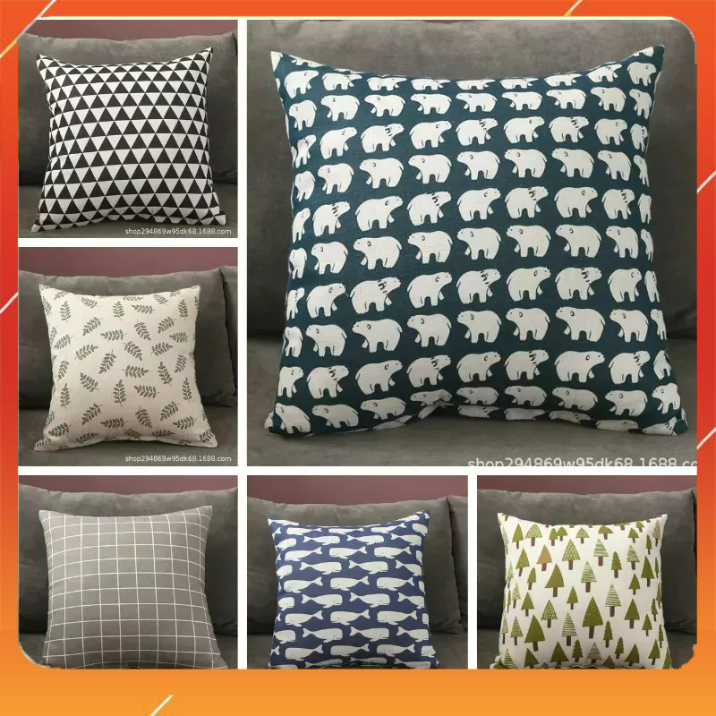 Gối Tựa Lưng Văn Phòng, trang trí decor - vỏ gối tựa lưng sofa đẹp 45cm ...