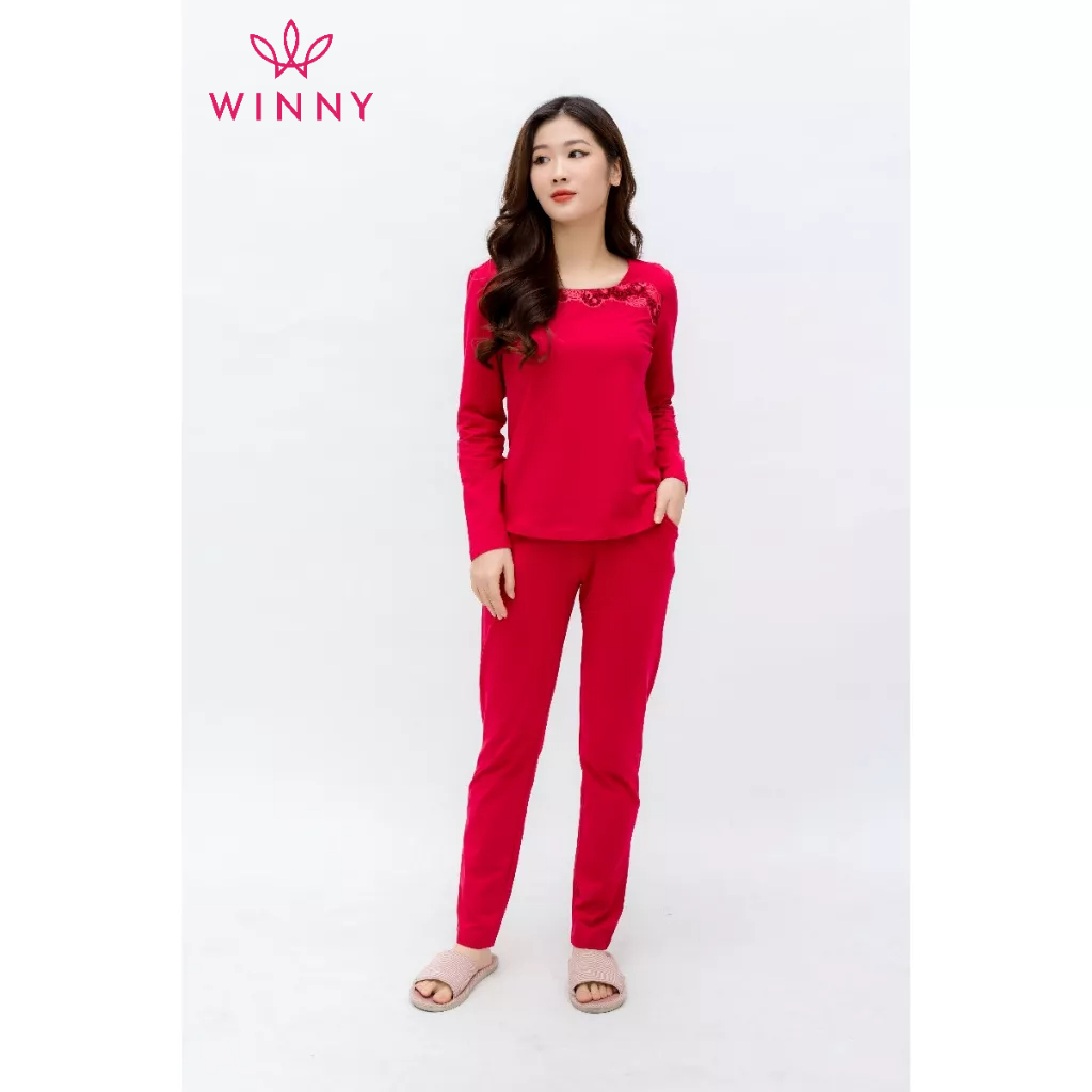 Bộ đồ mặc nhà thu đông Winny 1MNCT21548D | Shopee Việt Nam
