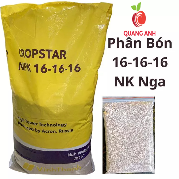 1Kg Phân Bón NPK 16-16-16 Nhập Khẩu Nga Cao Cấp - Cho Cây Xanh và Các Loại Rau Màu, Cây Ăn Quả ...