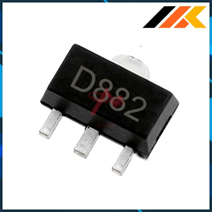 Linh Kiện Transistor D882 SOT89 - Linh Kiện TuHu | Shopee Việt Nam