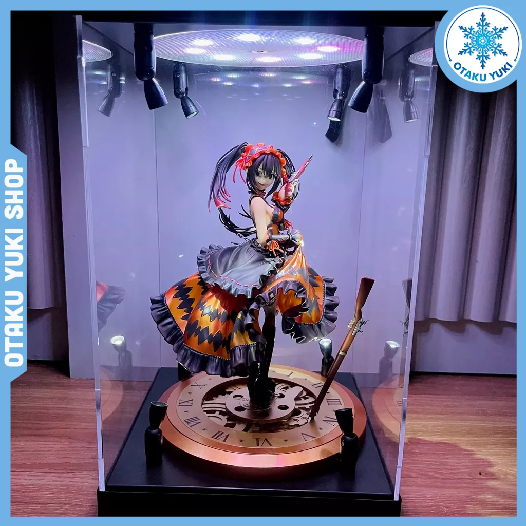 Hộp Trưng Bày Mô Hình (Kèm LED Đổi Màu và Bàn Xoay) | Shopee Việt Nam