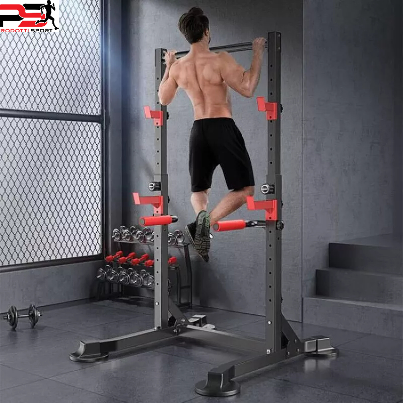Khung rack,gánh tạ đòn,Squat đa năng điều chỉnh chiều cao 2.26m - ống ...