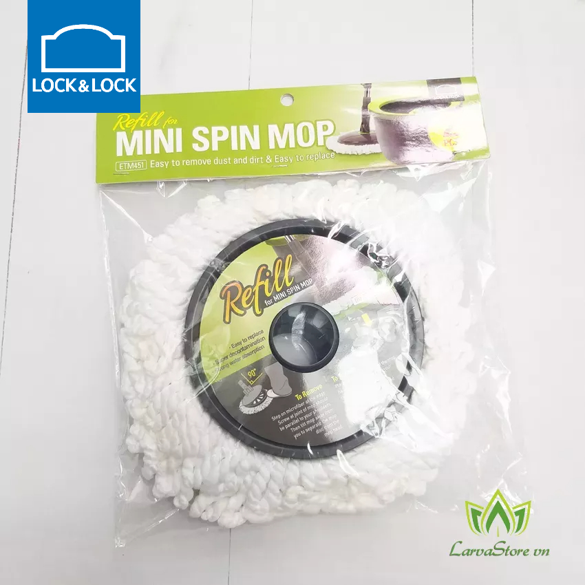 Set 2 Bông Lau Thay Thế Của Bộ Lau Nhà ETM498 Lock&Lock - ETM451 ...
