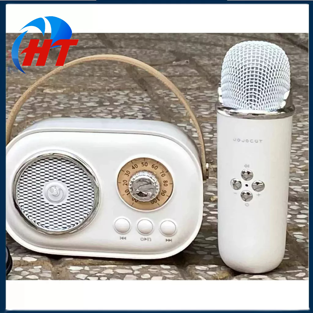 Loa bluetooth karaoke mini c20 plus kèm 1 mic-HT | Shopee Việt Nam