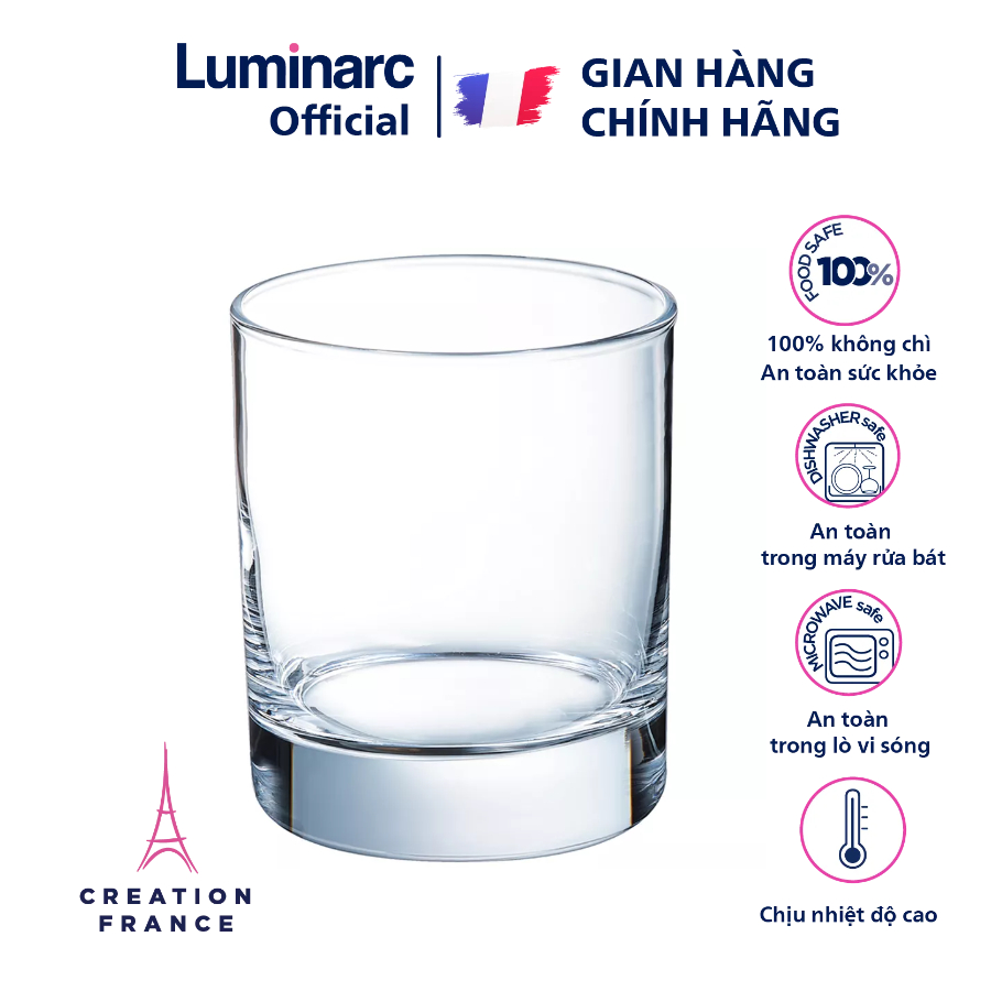 Bộ 6 cốc (ly) thủy tinh Luminarc Islande 200ml - 19122 | Hàng chính ...