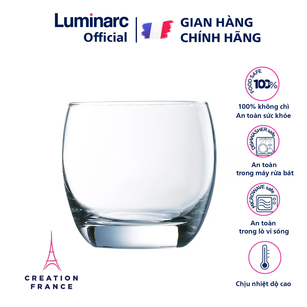 Bộ cốc (ly) thủy tinh Luminarc Salto 6 chi tiết 320ml - G2562 | Hàng chính hãng | Shopee Việt Nam