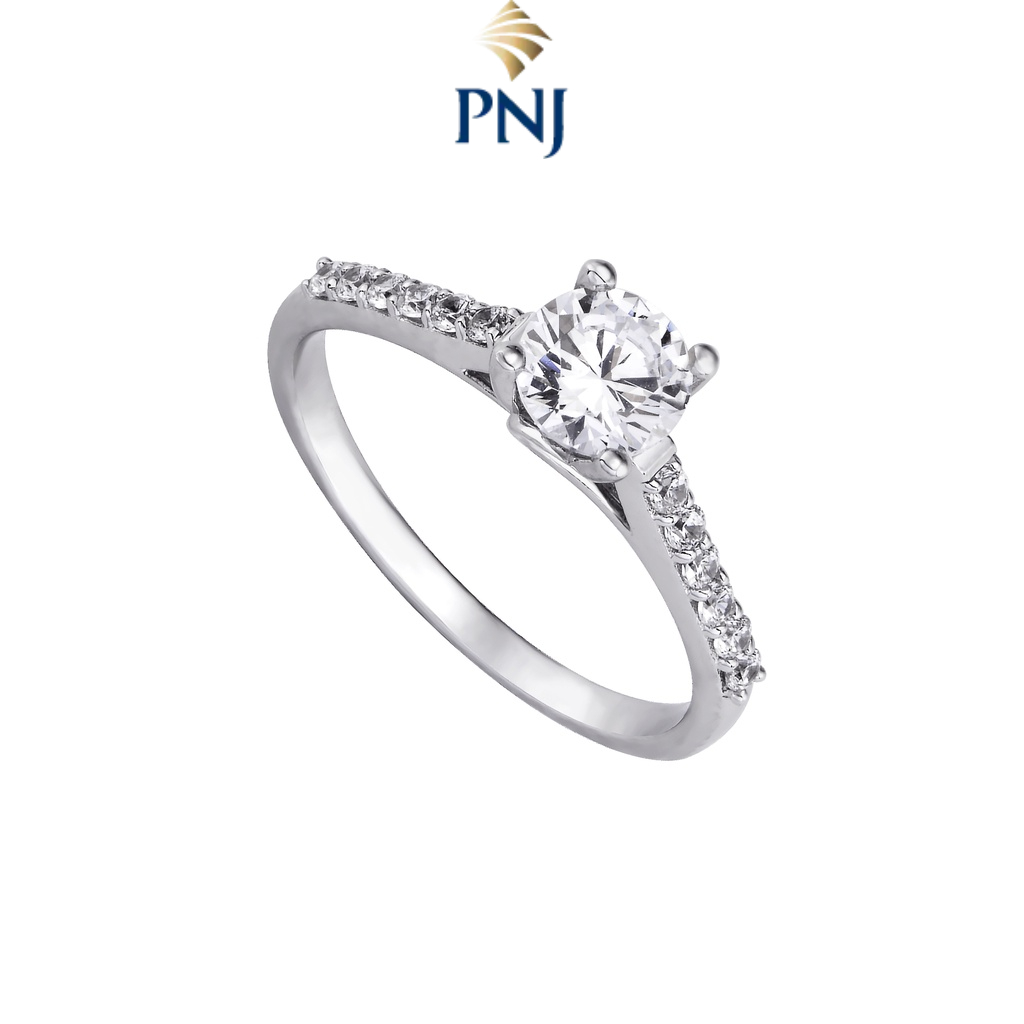 Nhẫn Bạc đính đá CZ PNJSilver XMXMK000151 | Shopee Việt Nam