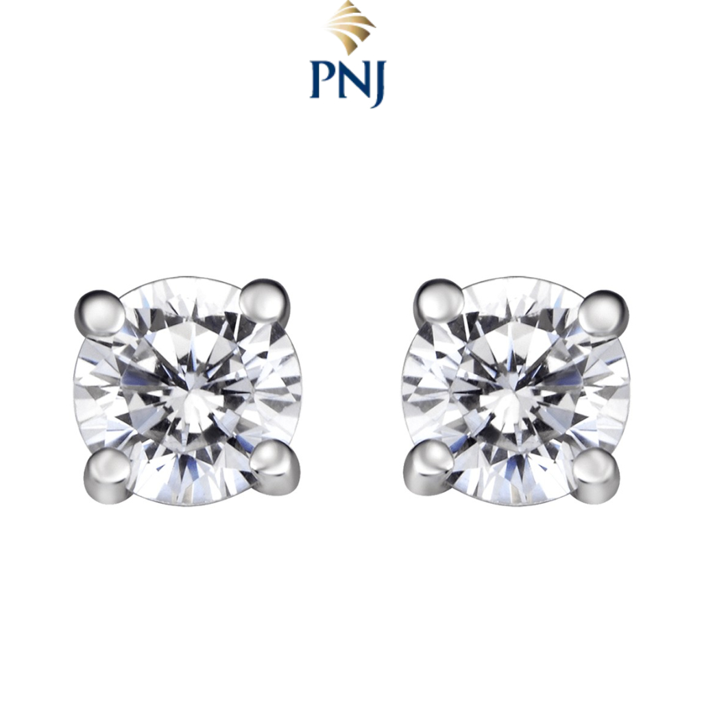 Bông tai Bạc đính đá CZ PNJSilver XM00K000121 | Shopee Việt Nam