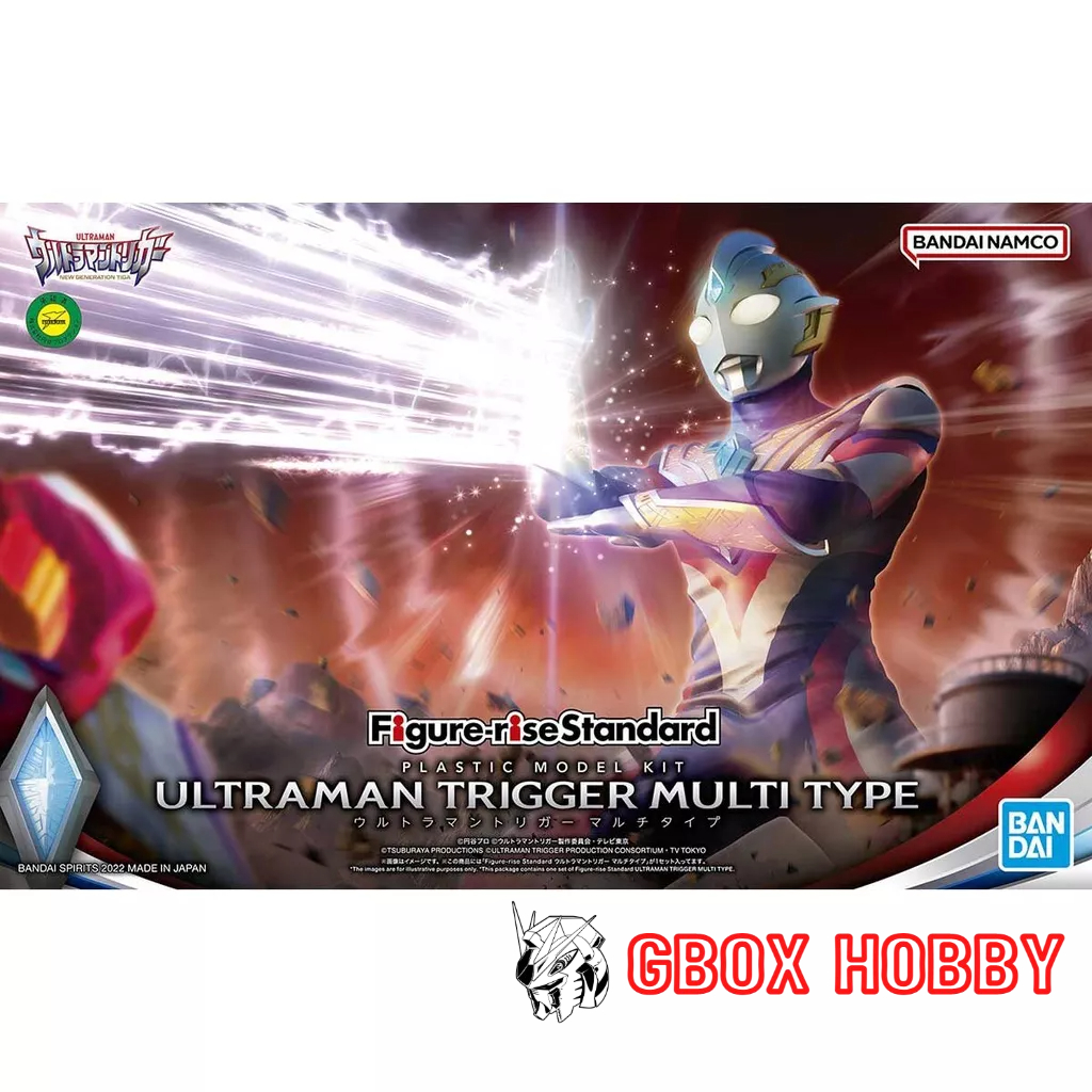 Mô hình lắp ráp Ultraman Trigger Multi Type Action Bandai Figure Rise ...
