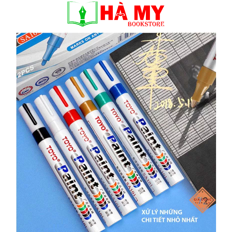 Bút Sơn Toyo Paint Marker SA101 màu trắng, lá, Dương, Vàng, Đỏ | Shopee Việt Nam