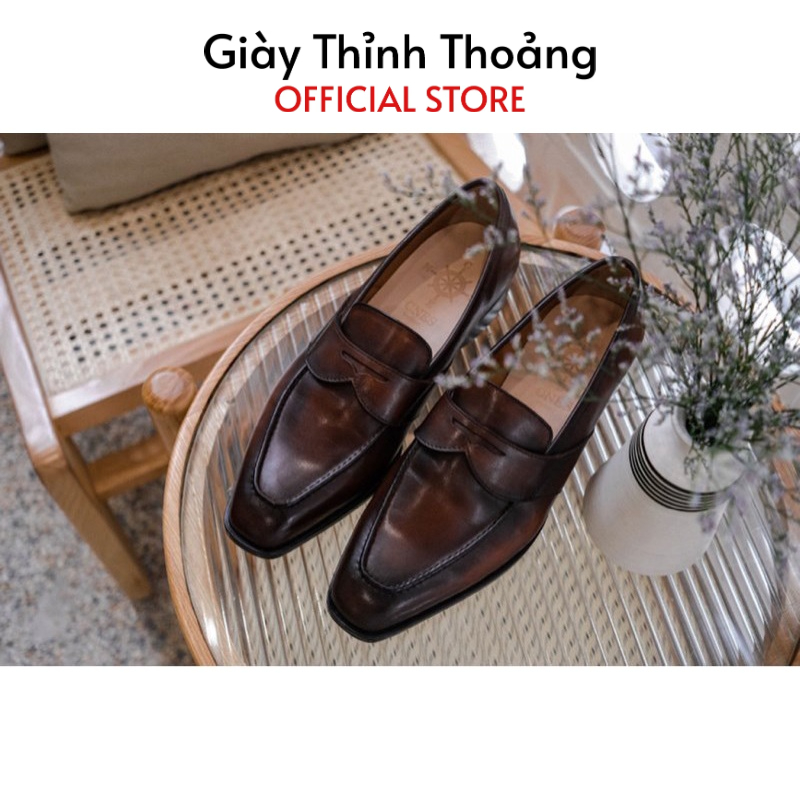 Giày Lười Nam Kiểu Dáng Sang Trọng Lịch Sự Cao Cấp Chất Liệu Da Nhập ...