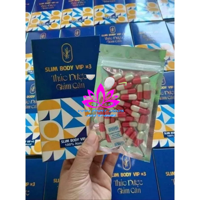 VIÊN UỐNG GIẢM CÂN SLIM BODY VIP X3 CHÍNH HÃNG | Shopee Việt Nam