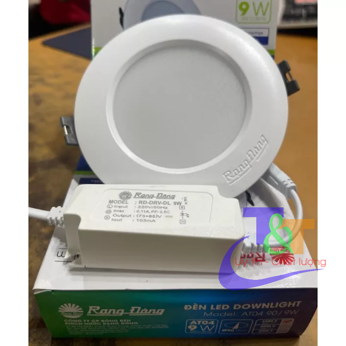 Đèn LED Downlight D AT04 90/9W rạng đông | Shopee Việt Nam
