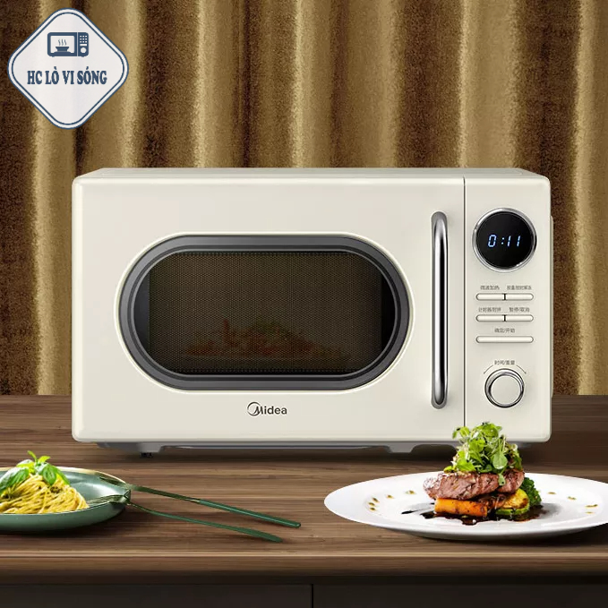 Lò Vi Sóng Midea Retro 20 Lít Gia Đình Hoàn Toàn Tự Động M2F Mới ...