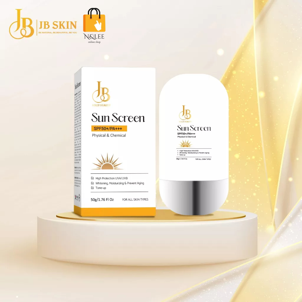 KEM CHỐNG NẮNG PHẢN UV SUN SCREEN SPF50+/PA+++ 50ML - JBSKIN | Shopee ...