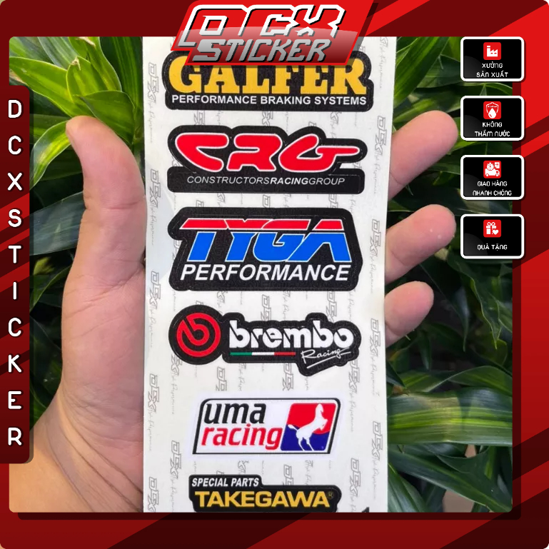 20 Set Sticker Dán Xe Trang Trí , Che Trầy ,Không Thấm Nước |Dán Xe Máy ...