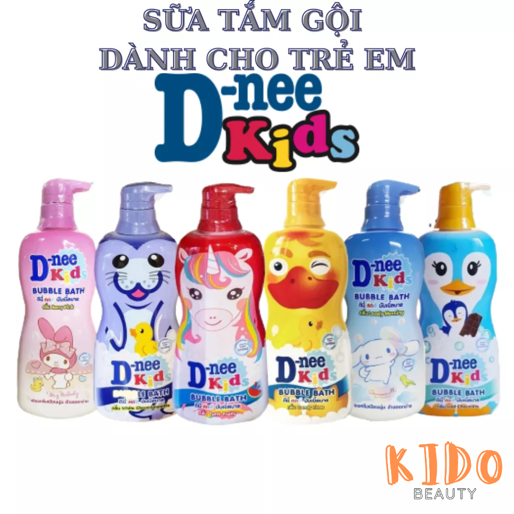 Sữa Tắm Gội Cho Bé DNEE Kids Bubble Bath 400ml chai gội tắm trẻ em d ...