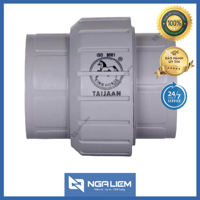 Rắc co nhựa PVC 21, 27, 34, 42, 49, 60, ... 114mm Taijaan Đài Loan (75 ...