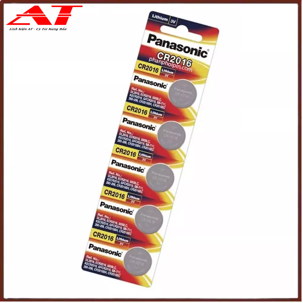 VỈ 5 VIÊN PIN CMOS PANASONIC 2016 HOẶC 2025 SIÊU TIỆN DỤNG-AT | Shopee ...