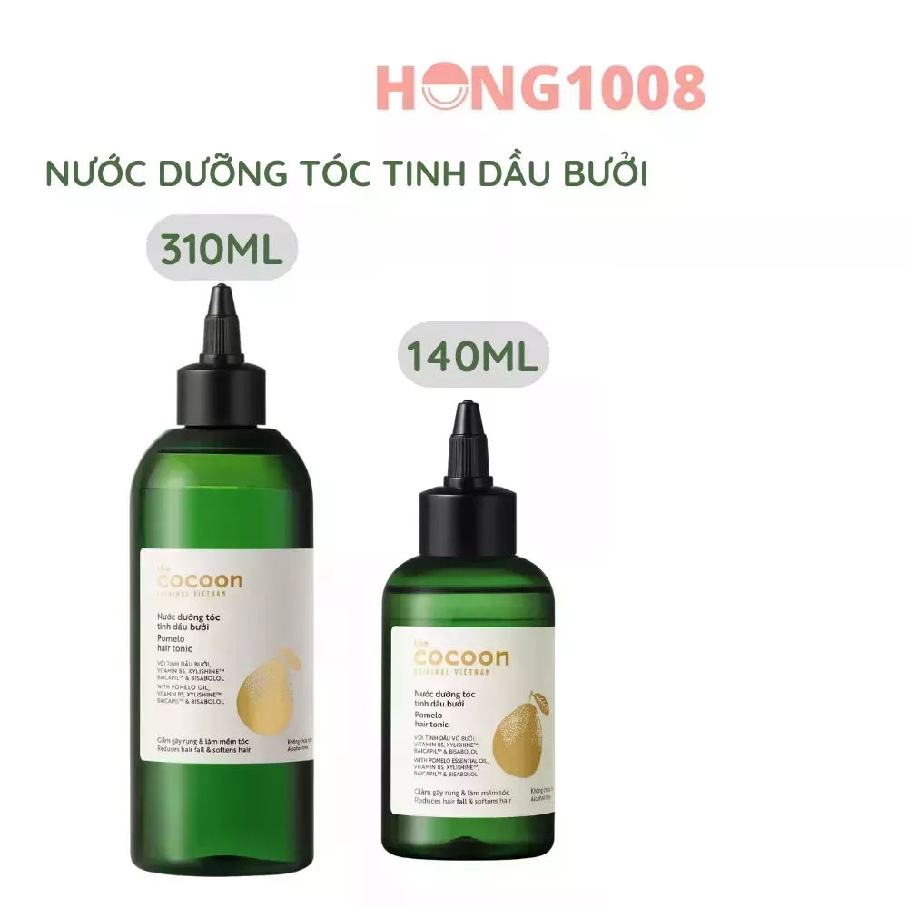 Nước Dưỡng Tóc Tinh Dầu Bưởi Cocoon Phiên Bản Nâng Cấp 310ML 140ml shop Hong1008 | Shopee Việt Nam