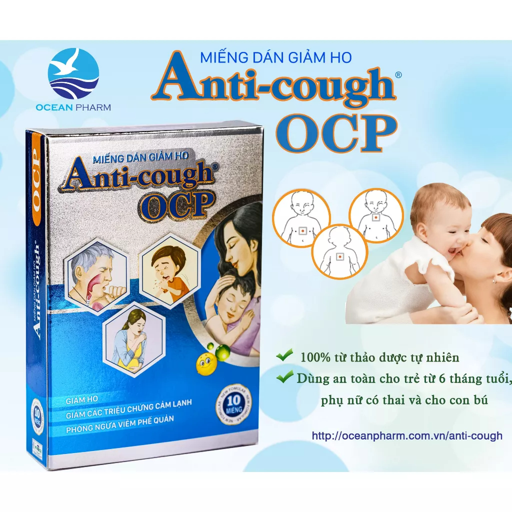 MIẾNG DÁN GIẢM HO ANTI - COUGH OPC - HỘP 10 MIẾNG | Shopee Việt Nam