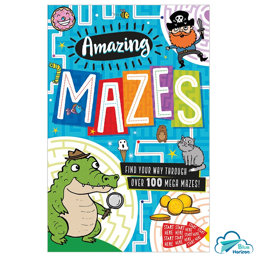 Sách hoạt động thiếu nhi tiếng Anh Usborne - Amazing Mazes Activity ...