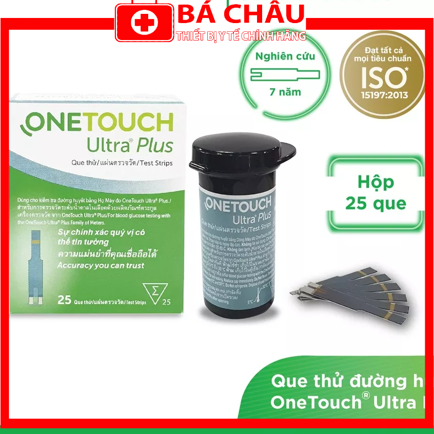 [CHÍNH HÃNG] Que Thử Đường Huyết OneTouch Ultra Plus dùng cho máy thử ...