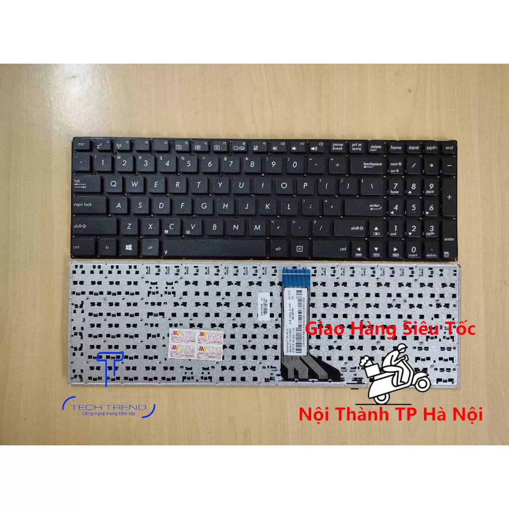 Bàn phím laptop Asus X553 X553M X553MA Keyboard NEW - Bảo hành 1 năm ...