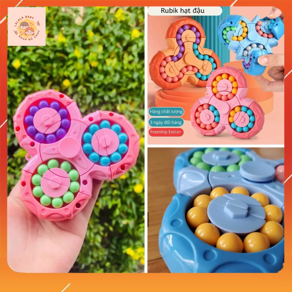 Rubik Biến Thể Hạt Đậu Ma Thuật 3 Cánh 6 Mặt Magic Bean Rubic Spinner ...