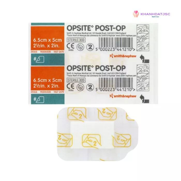 ( Bán lẻ) Băng dán kèm gạc vô trùng trong suốt, chống nước OPSITE POST ...