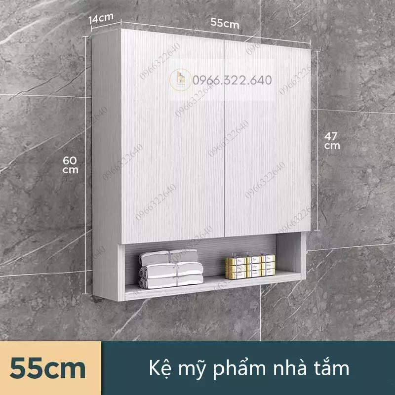 Tủ kệ đựng mỹ phẩm nước hoa kệ treo tường để đồ đa năng gỗ MDF nhập ...