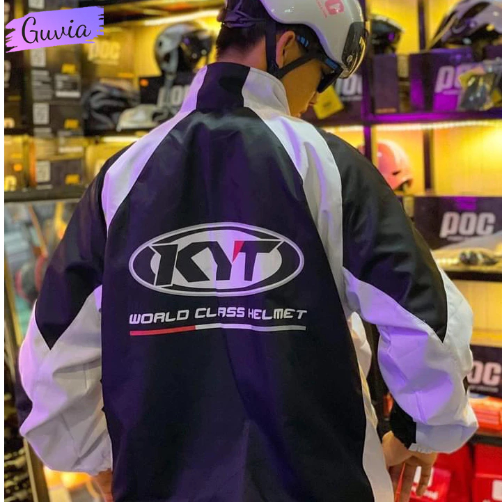 Áo Khoác Bomber Dù KYT Nam Nữ Form Rộng Lớp, Áo Khoác Áo Gió Bomber Bóng Chày Chống Nắng GUVIA ...