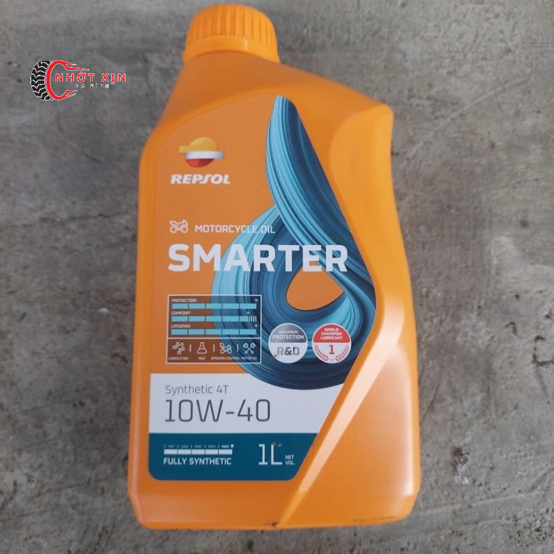 NHỚT REPSOL SMARTER FULLY SYNTHETIC 10W-40 xe | Shopee Việt Nam