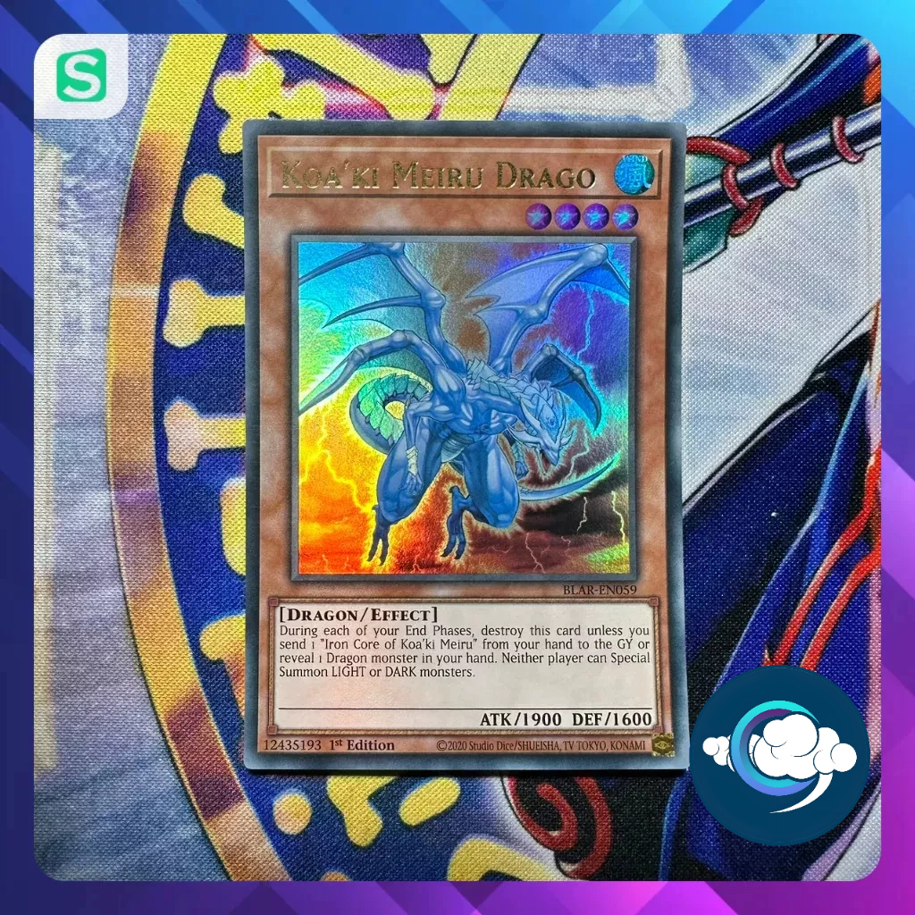 Thẻ bài YugiOh! (UK) - BLAR-EN059; Koa'ki Meiru Drago; Ultra Rare | Shopee Việt Nam