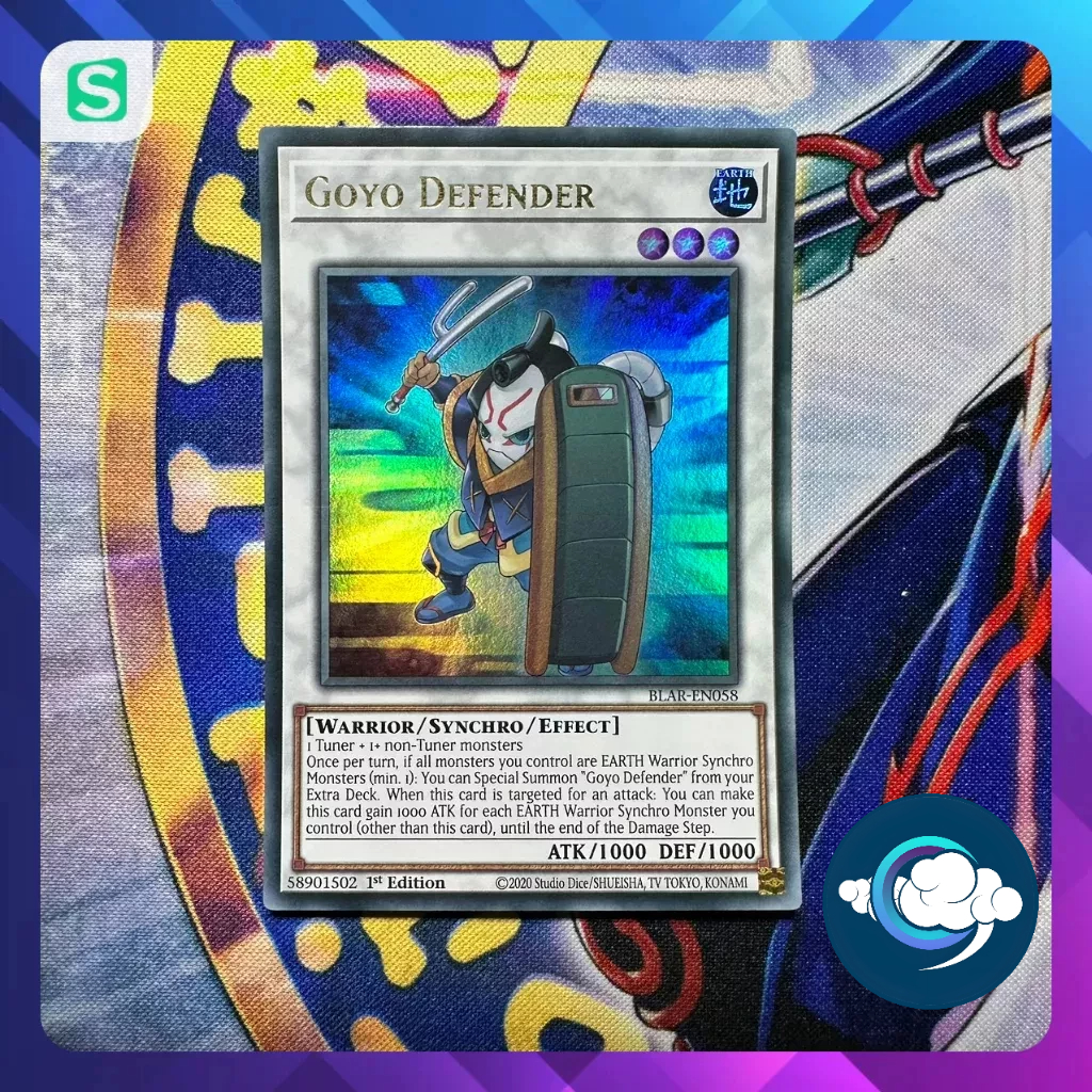 Thẻ bài YugiOh! (UK) - BLAR-EN058; Goyo Defender; Ultra Rare | Shopee ...