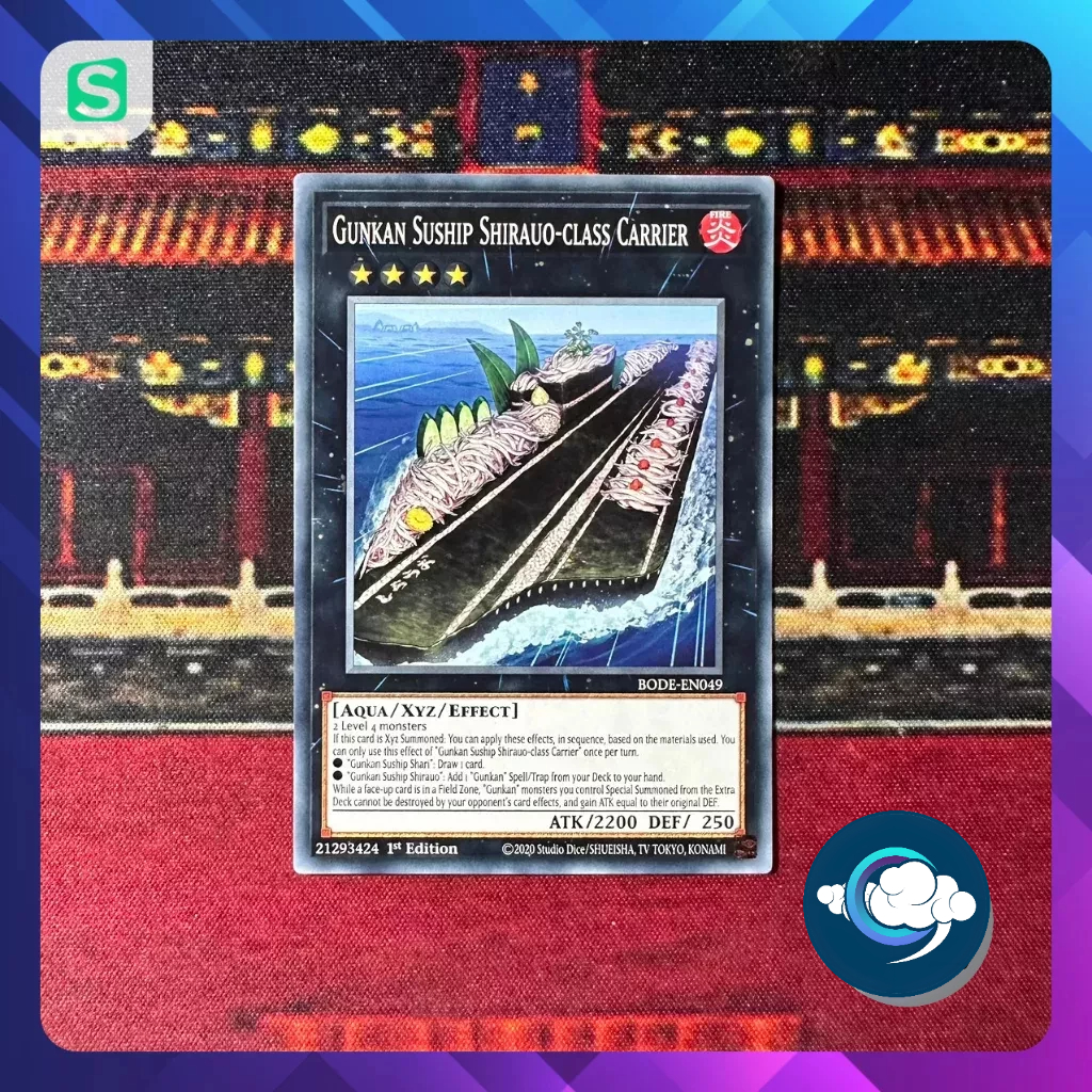 Thẻ bài YugiOh! (UK) - BODE-EN049; Gunkan Suship Shirauo-class Carrier ...