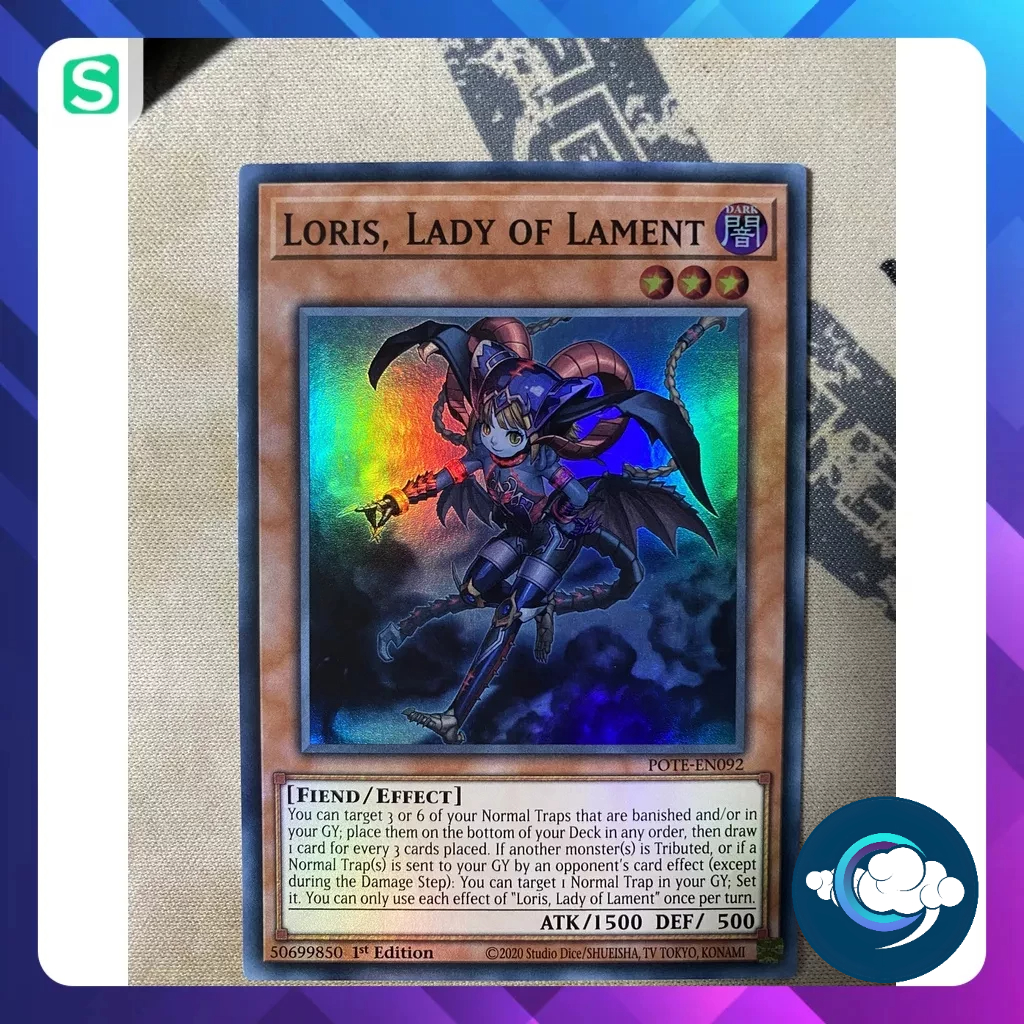 Thẻ bài YugiOh! (UK) - POTE-EN092 - Loris, Lady of Lament - Super Rare ...