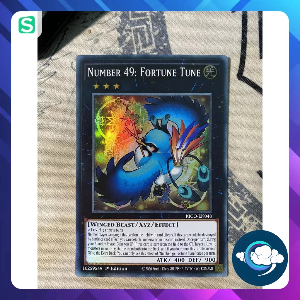 Thẻ bài YugiOh! (UK) - KICO-EN048 - Number 49: Fortune Tune - Super ...