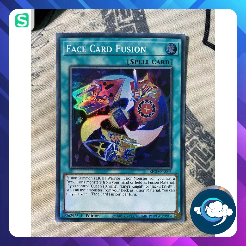 Thẻ bài YugiOh! (UK) - KICO-EN005 - Face Card Fusion - Super Rare ...