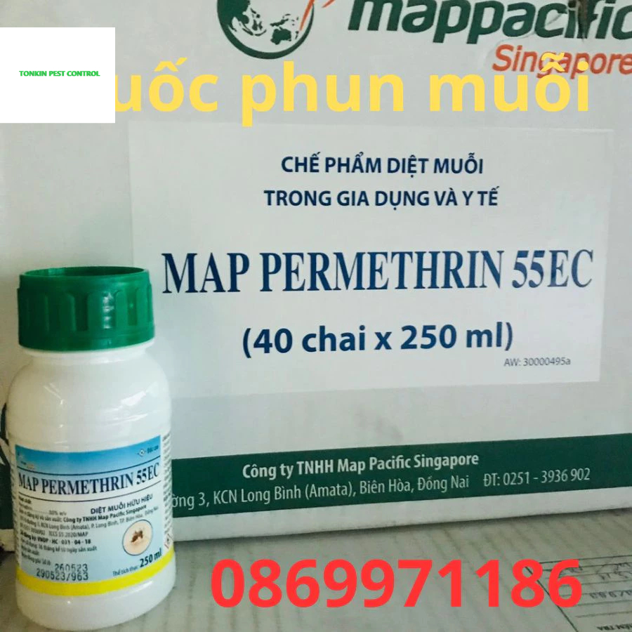 Thuốc phun muỗi map permethrin 55EC chai 250ml | Shopee Việt Nam