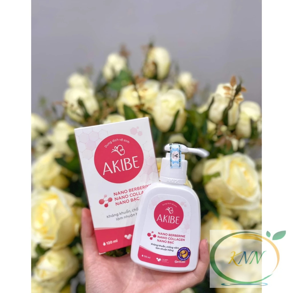Dung dịch vệ sinh phụ nữ Akibe diệt nấm candida, kháng khuẩn, khử mùi ...
