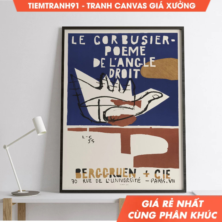 Tranh treo tường, Museum Le Corbusier Poeme de L'Angle Droit 1955 ...