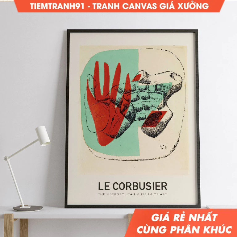 Tranh treo tường, Museum Le Corbusier Hand and flint 1930 Poster ...